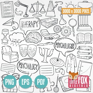 SOCIAL SCIENCES Bundle. Cultural Studies Doodle Icons. Scientist Clip ...