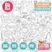 PHYSICAL EDUCATION SVG Doodle Vector Icons. Gym Class Tools Healthy ...