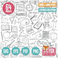 Math Clip Art Bundle in PNG Format - Etsy Canada