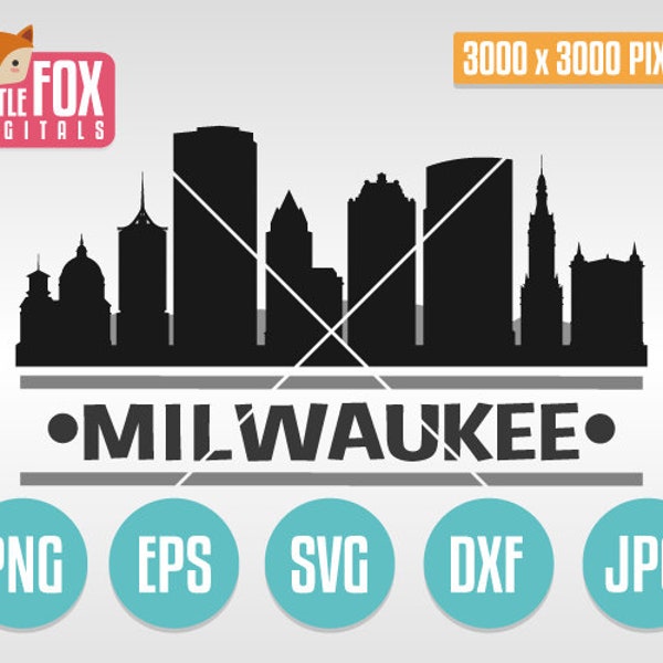 Milwaukee Skyline - Etsy