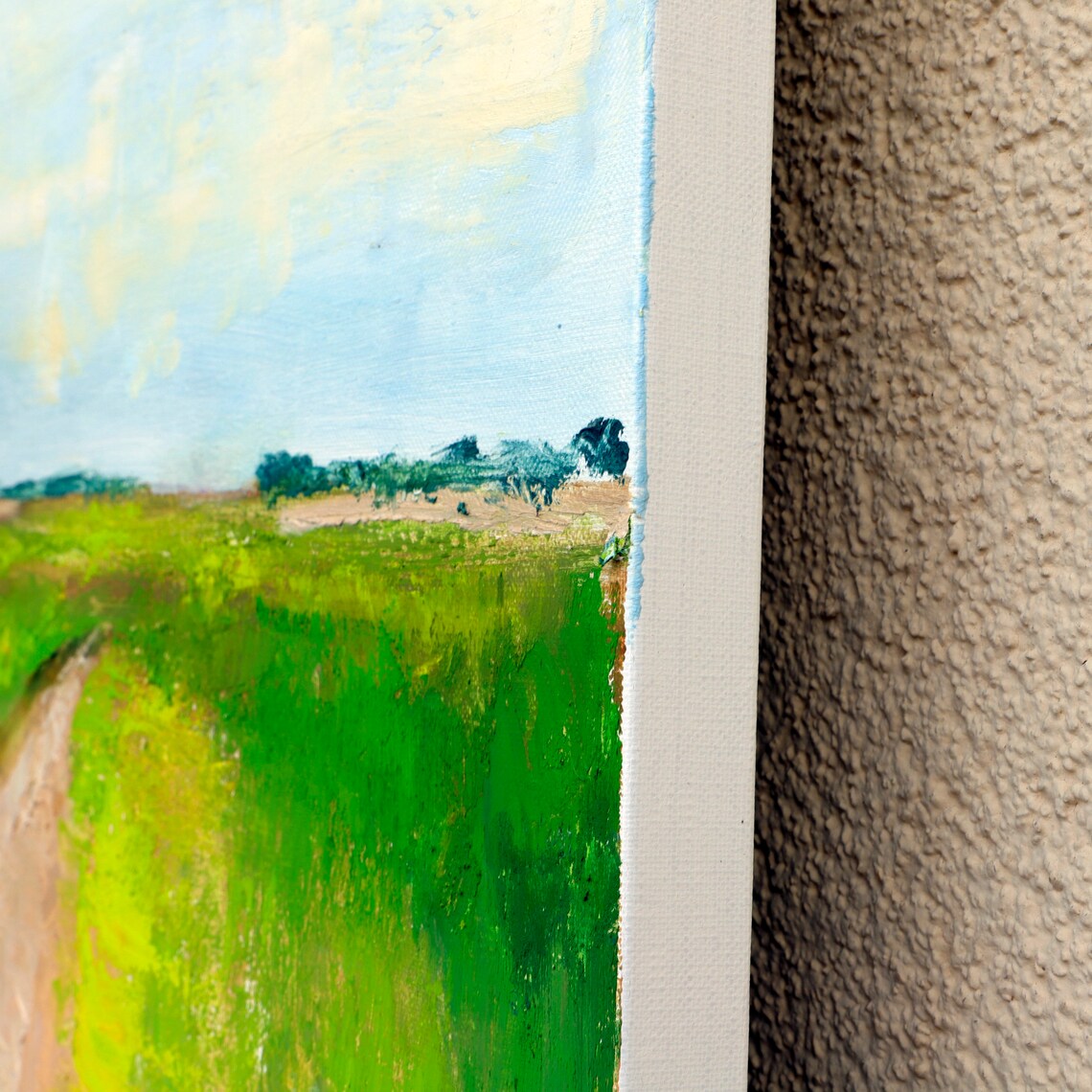 Enchanting Skyscapes Original Landscape Painting on Canvas Abstract ...