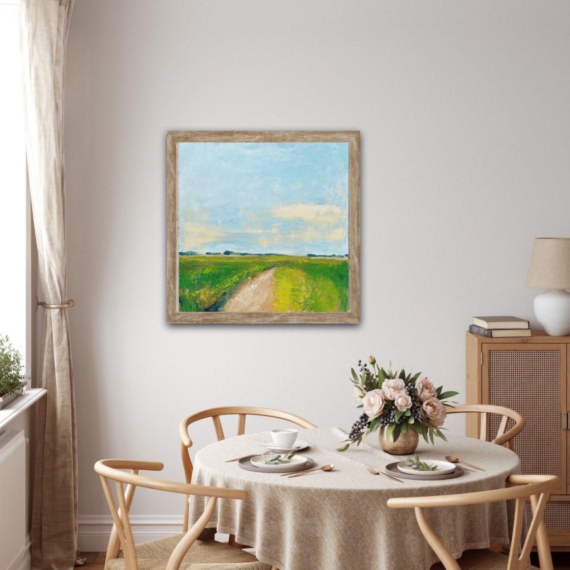Enchanting Skyscapes Original Landscape Painting on Canvas Abstract ...