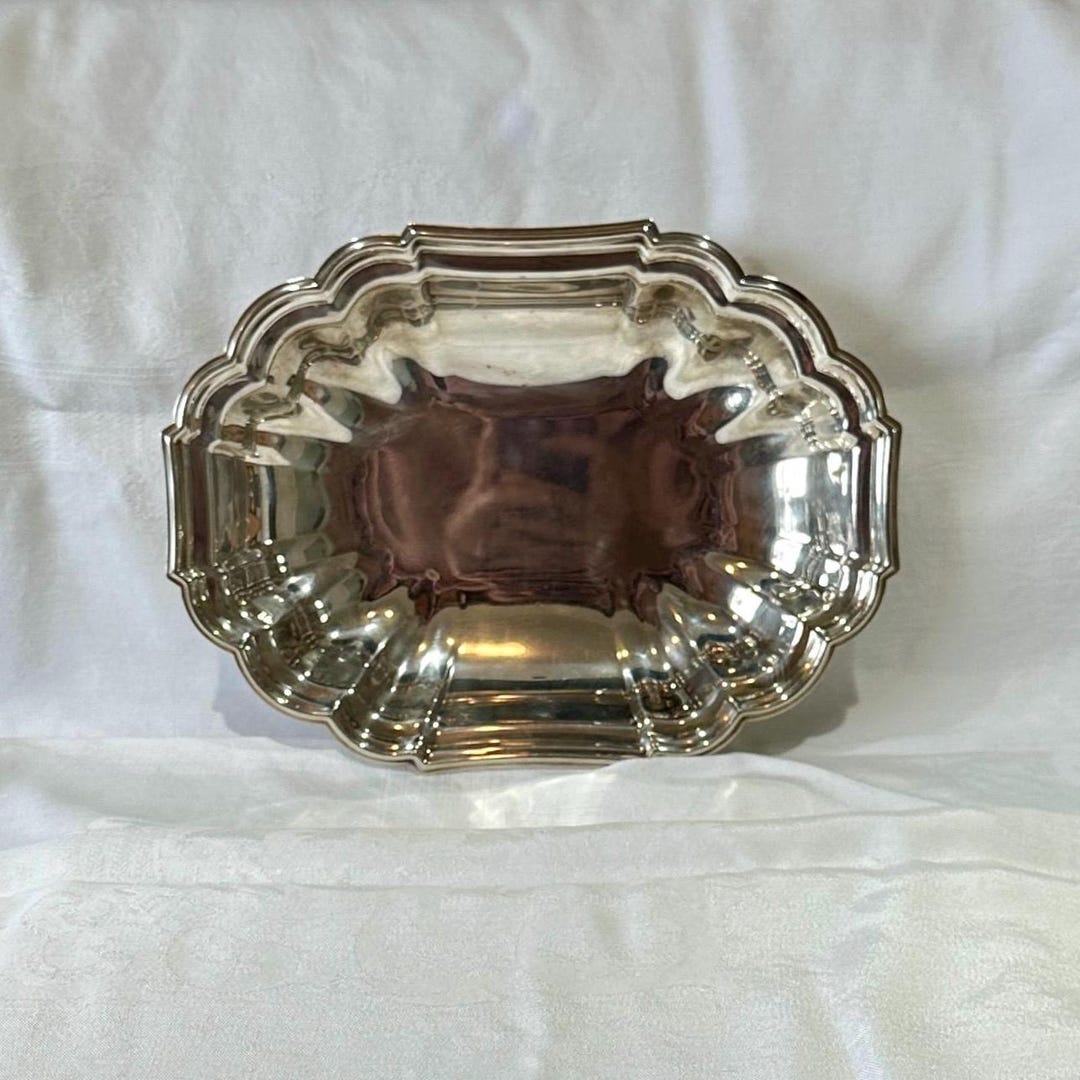 Vintage Viking Plate Silver Plated Tray – EP Brass Canada 26cm - Etsy