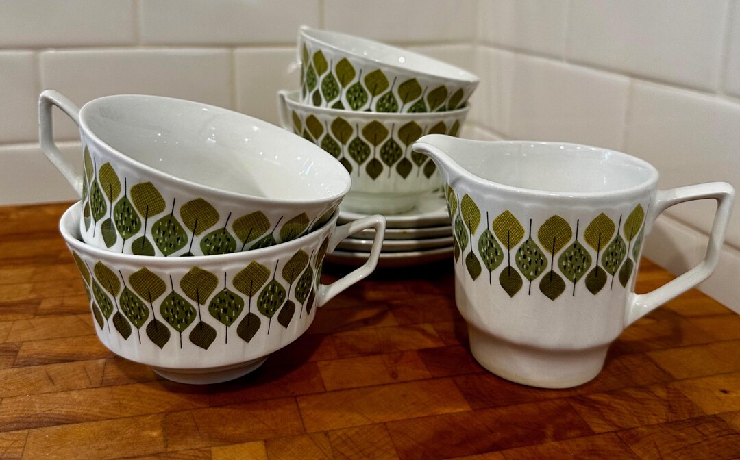4-piece Vintage Retro Spanish Crown Ironstone Tea Set - Etsy