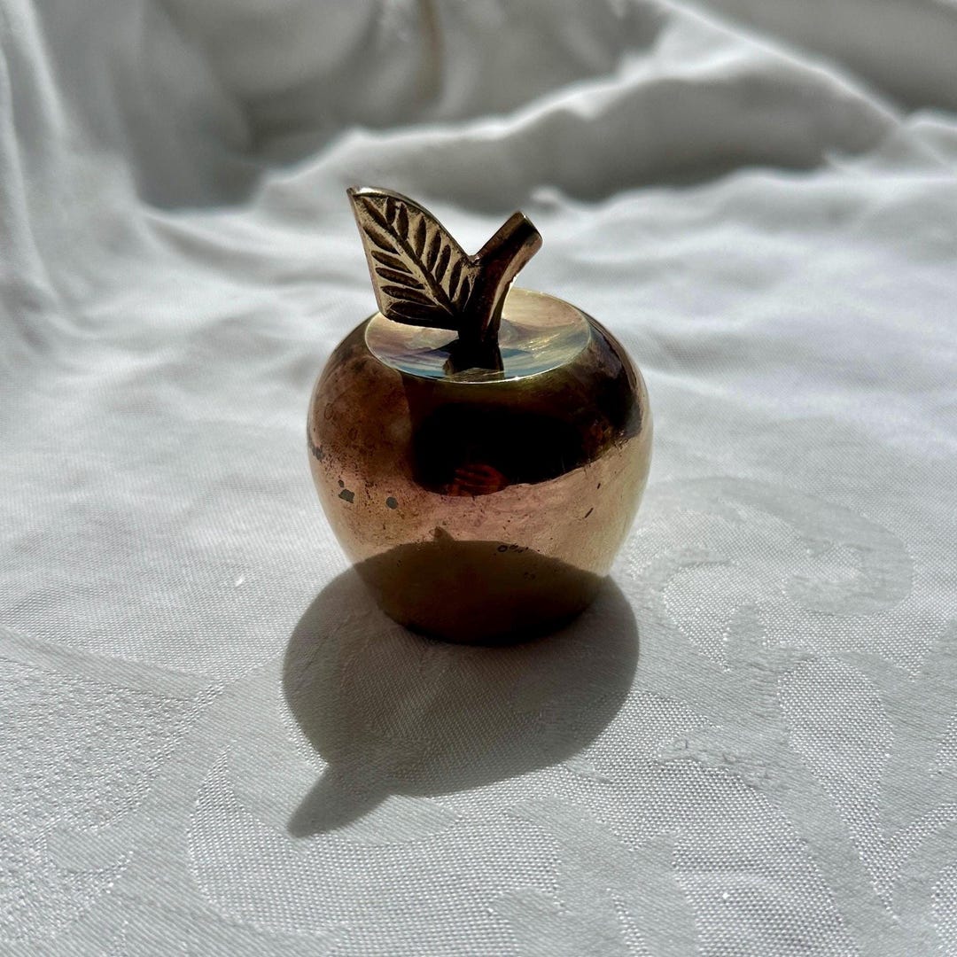Vintage Copper Apple Bell: Retro Kitchen Decor, 7cm - Etsy