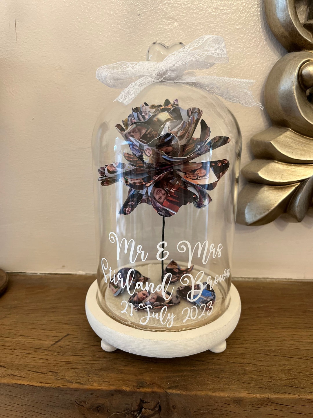 Memory Rose Bell Jar - Etsy