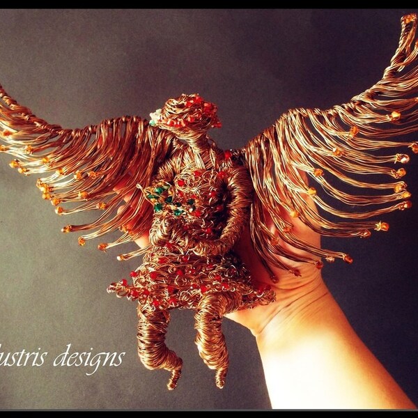 Wire Angel Sculpture - Etsy