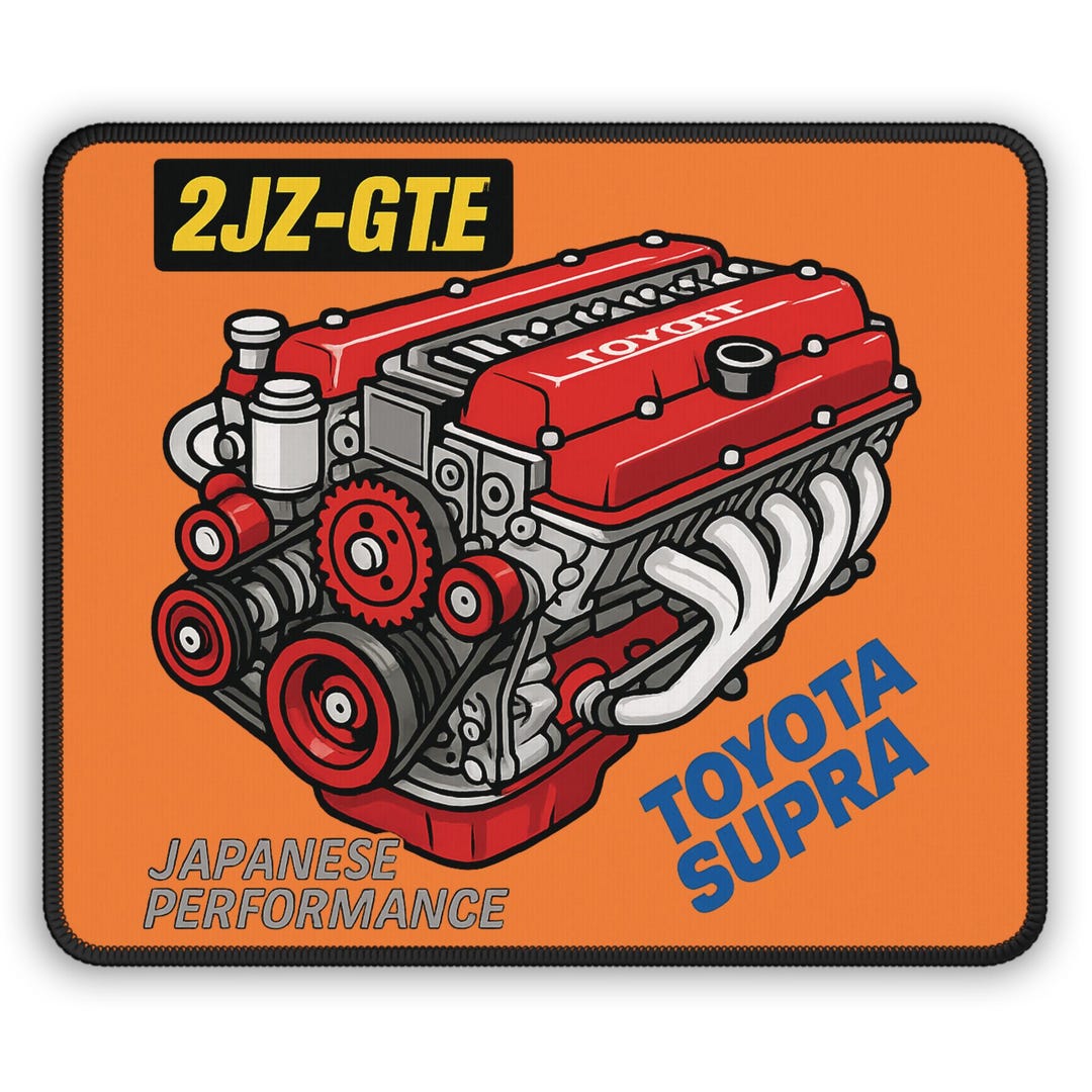 JDM 2JZ-GTE Engine Mouse Pad – Toyota Supra Racing Decor - Etsy