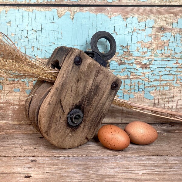Rustic Pulley - Etsy