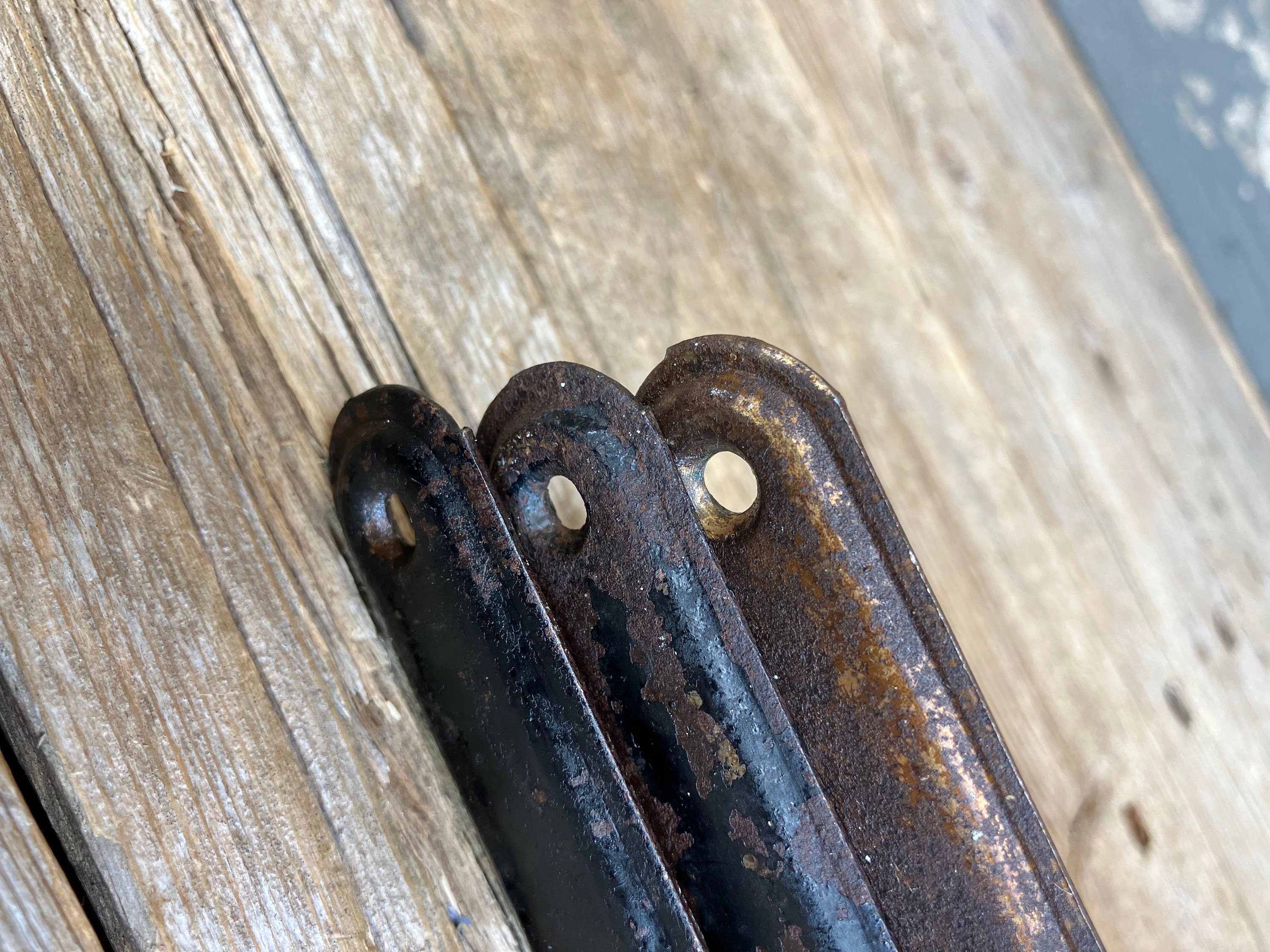 Vintage Stanley Sweetheart Steel Shelf Brackets, Set of 3, 8x10, USA ...