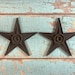 Vintage Pair of Iron Masonry Stars Antique Set of 2 Rustic Farm Decor ...