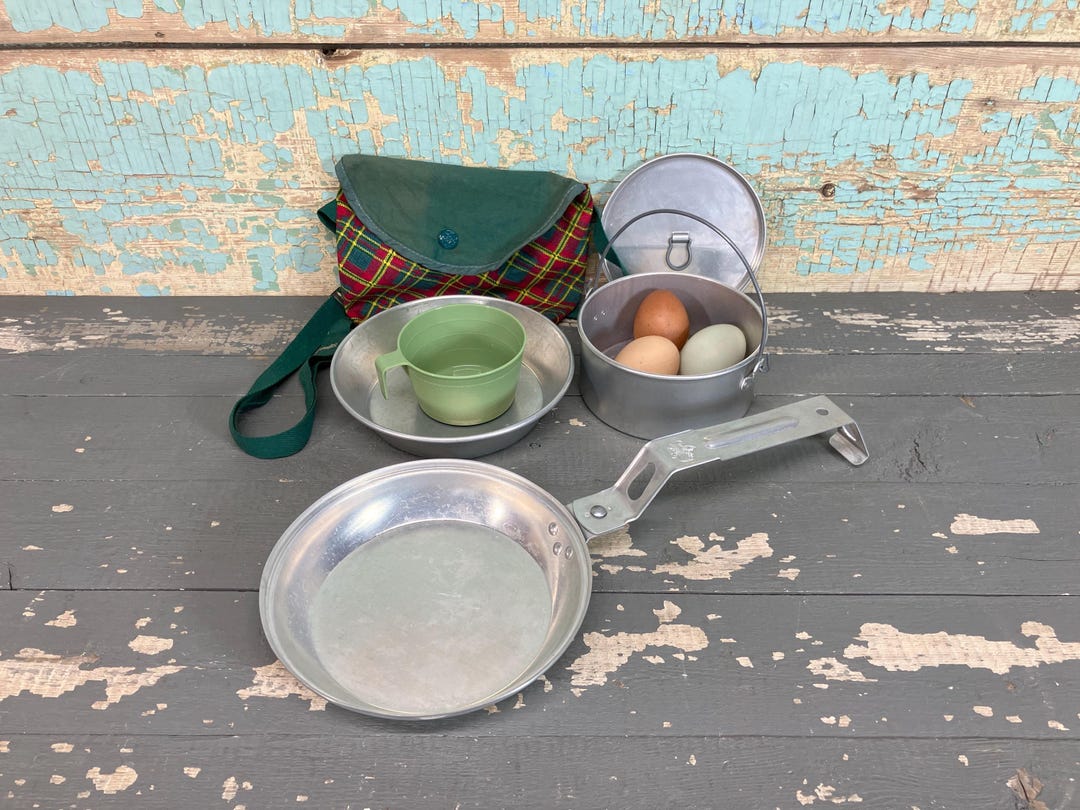 Vintage Girl Scout Mess Kit 1960s Retro Official Camping Gear All ...