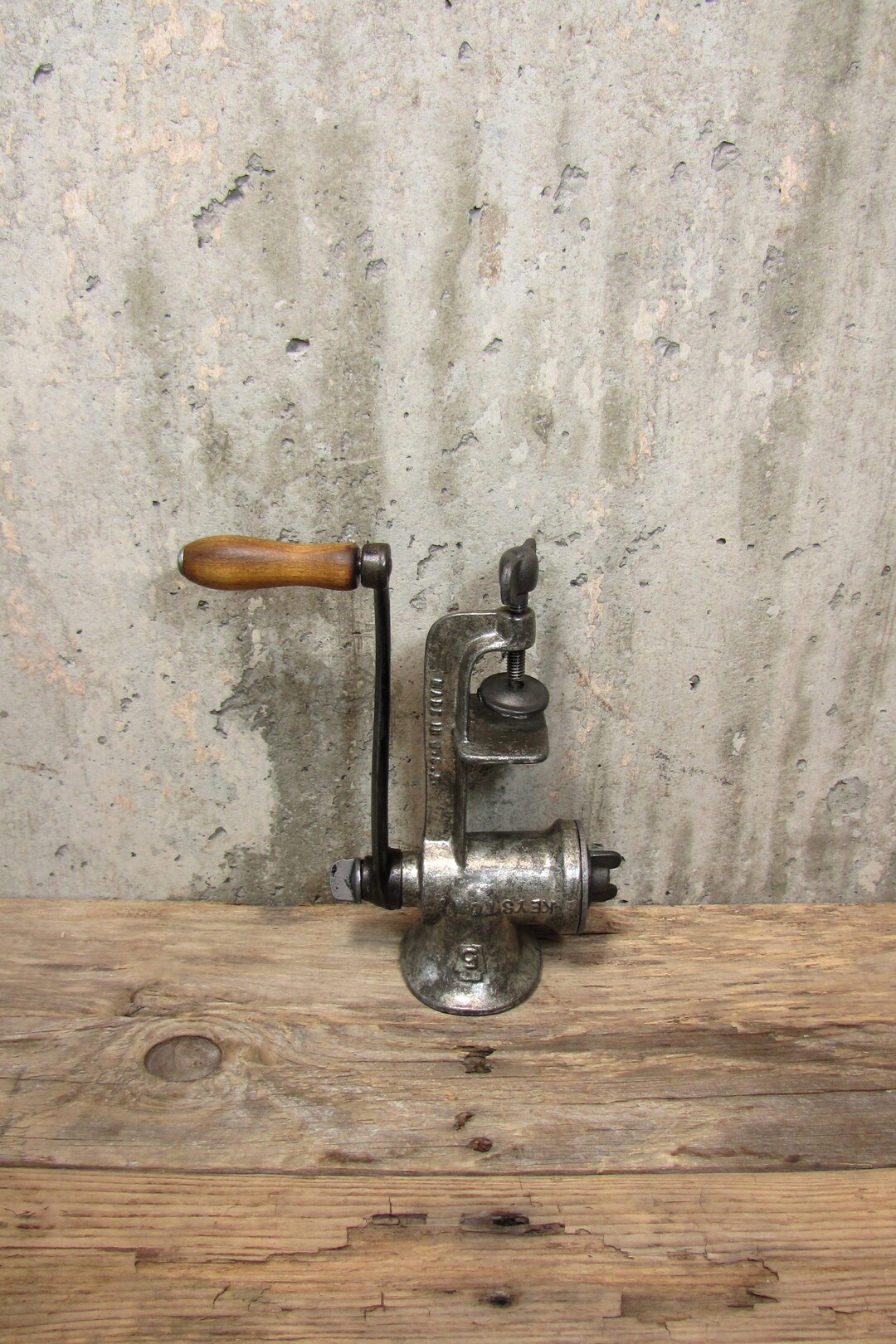 Antique Keystone No. 5 Cast Iron Clamp Meat Grinder C.I. Co. - Etsy