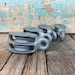Vintage Set of 4 Double Pulleys Galvanized Cast Iron Wilcox Crittenden ...