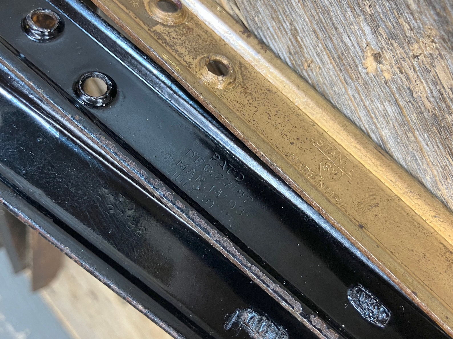 Vintage Stanley Sweetheart Steel Shelf Brackets, Set of 3, 8x10, USA ...