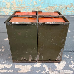 Vintage Metal Drawers 4 Dorman Products Inc. Table Top Organizer Add-a ...