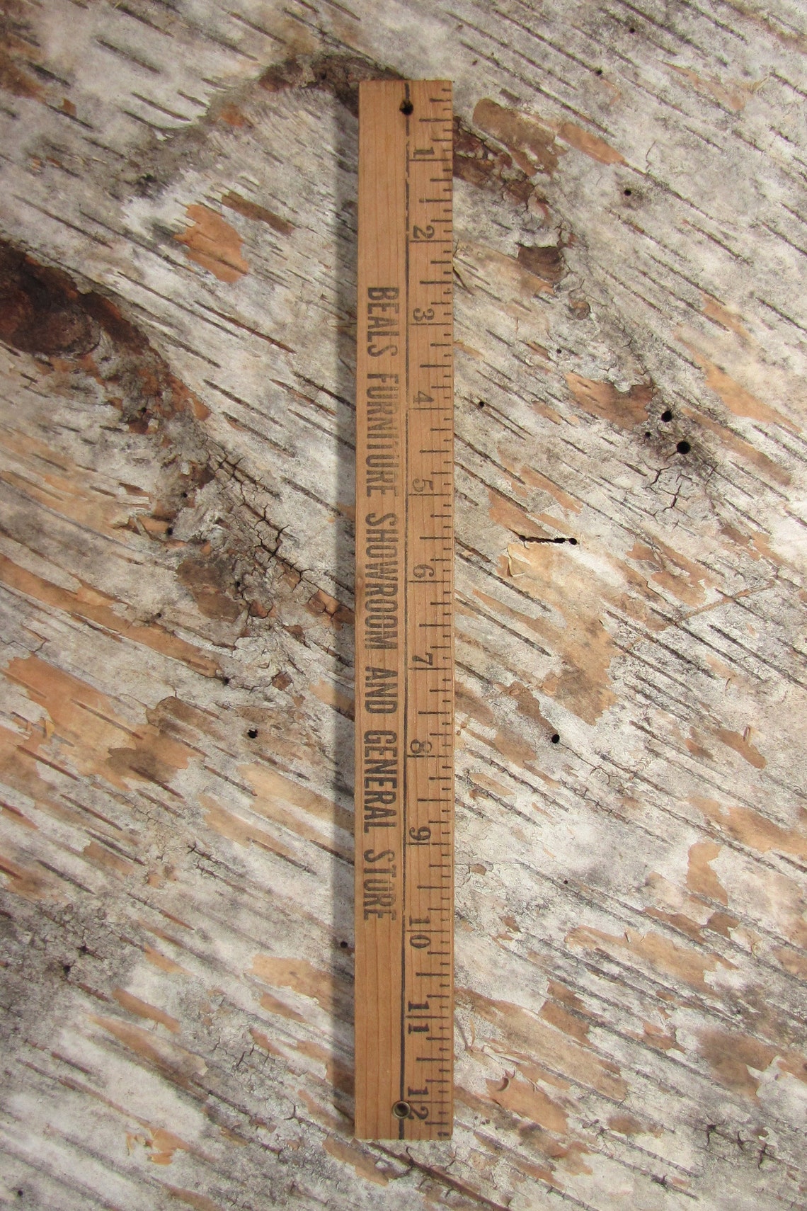 Vintage Wooden Folding Yardstick Beals Furniture Showroom and | Etsy