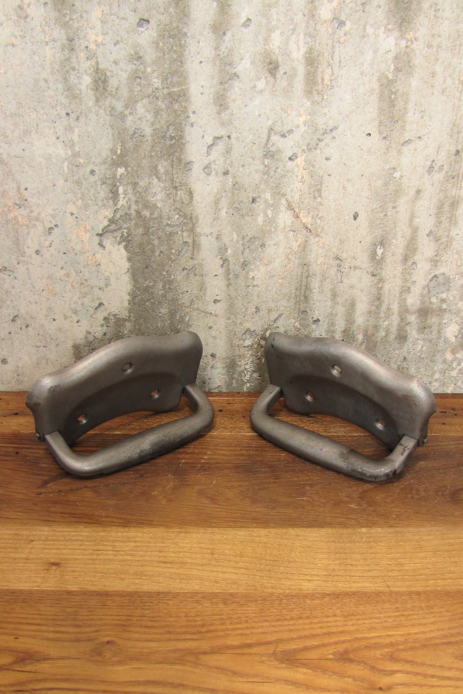 Vintage Steel Pair of Large Chest Handles 2 Industrial Pulls Hardware ...