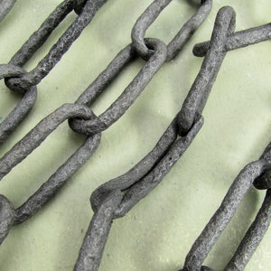 Vintage 160" Long Iron Linked Chain Farm Hardware - Etsy