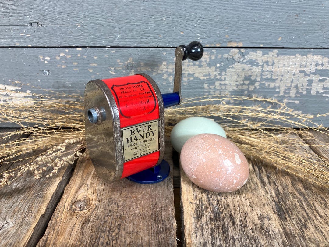 Vintage Ever Handy Pencil Sharpener, Hunt Pen Co., Retro Desk Decor - Etsy