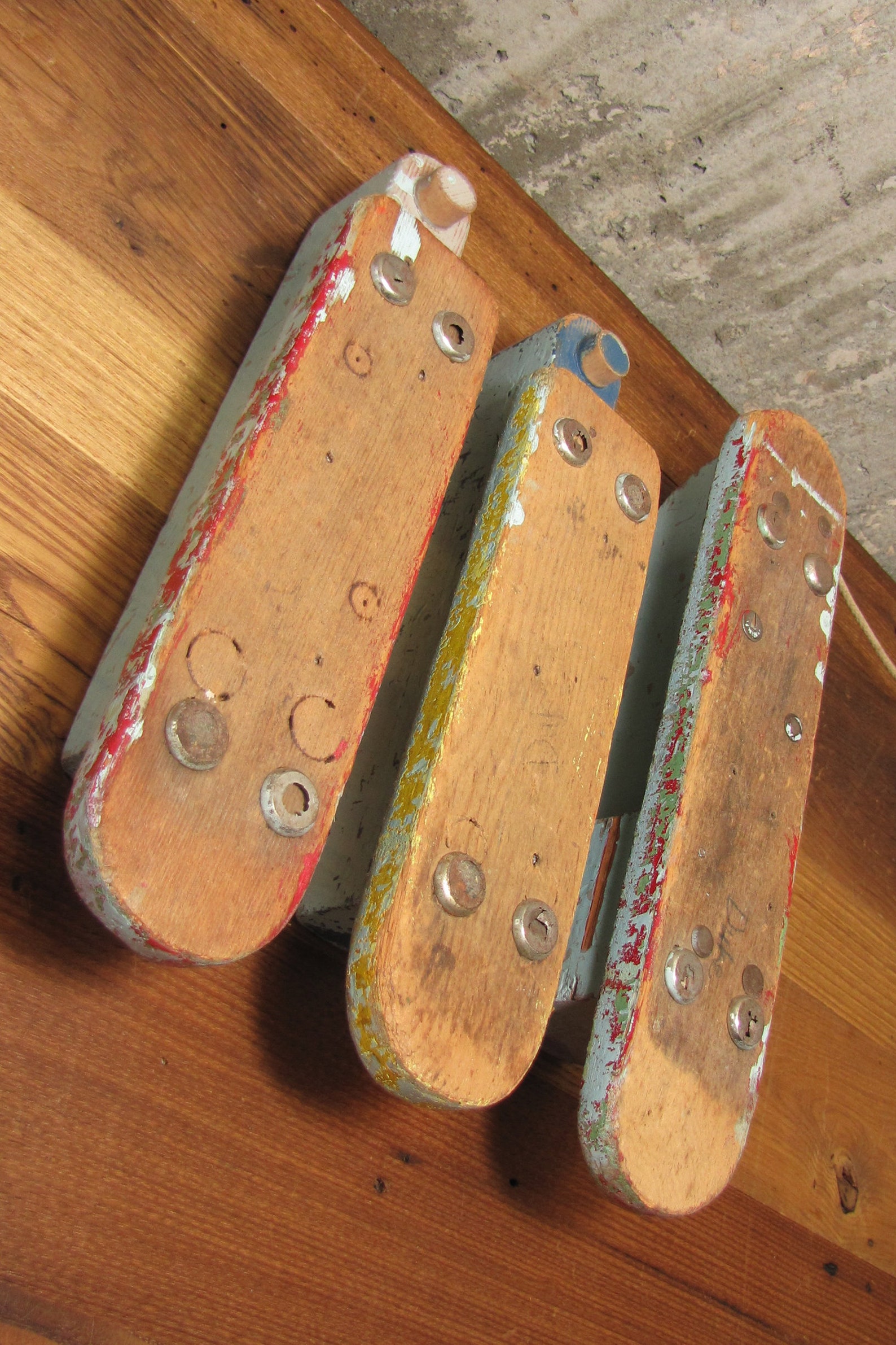 Vintage 3 Piece Pull Toy Train Wooden Handmade One-of-a-kind - Etsy