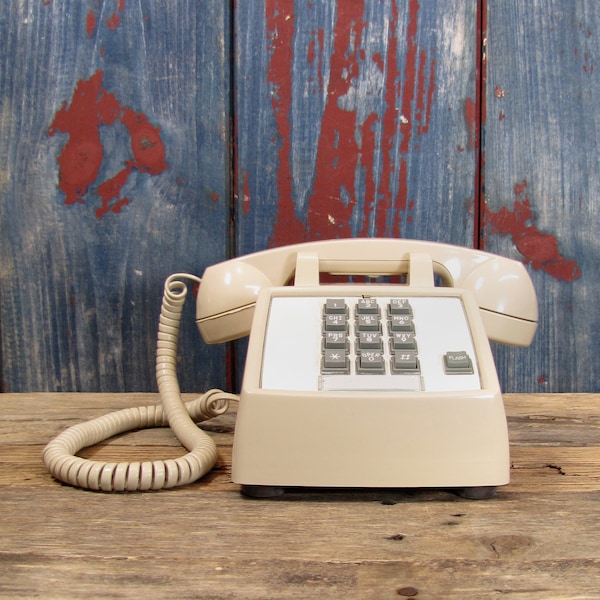 Vintage Desk Phone - Etsy