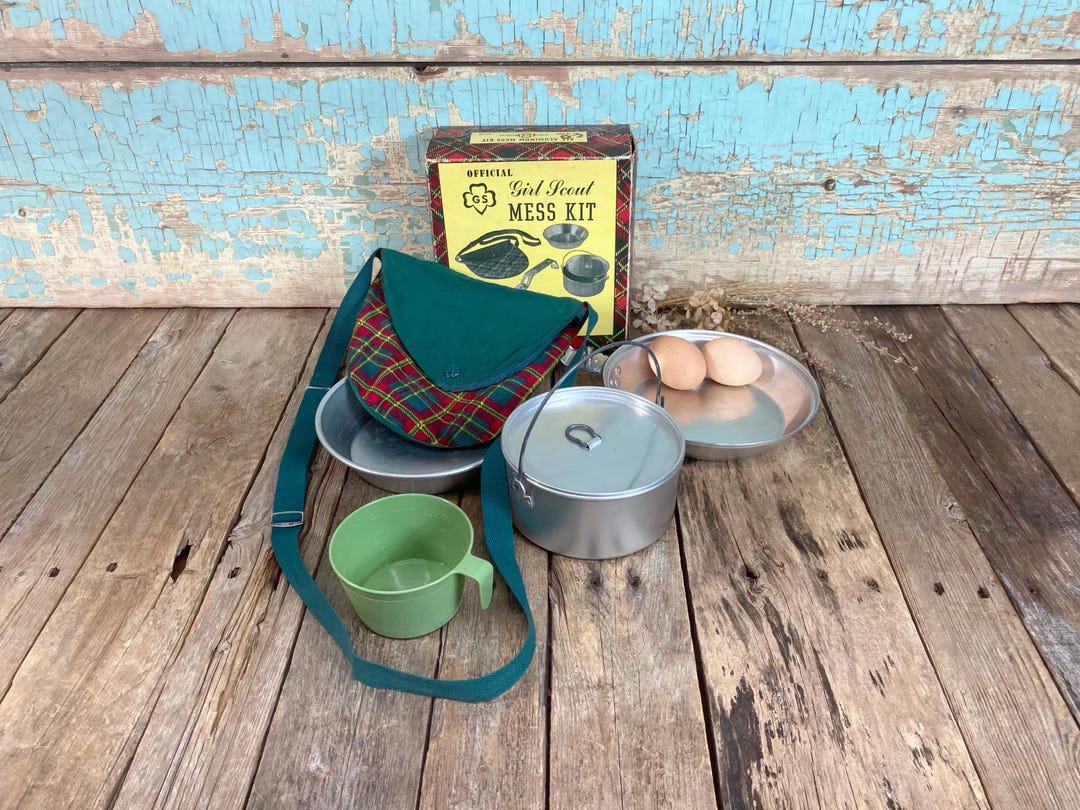 Vintage Girl Scout Mess Kit 1960s Retro Official Camping Gear in ...