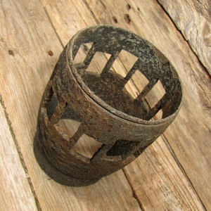 Antique Iron Wagon Wheel Hub Repurpose: Pen, Plant, Candle Holder - Etsy