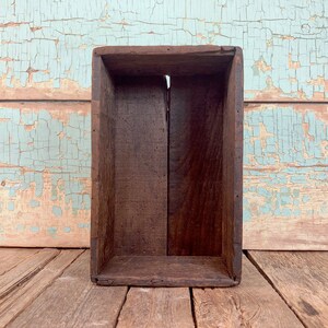 Vintage Wood Crate Stamped A Toe Calks Small Finger Jointed Wooden ...