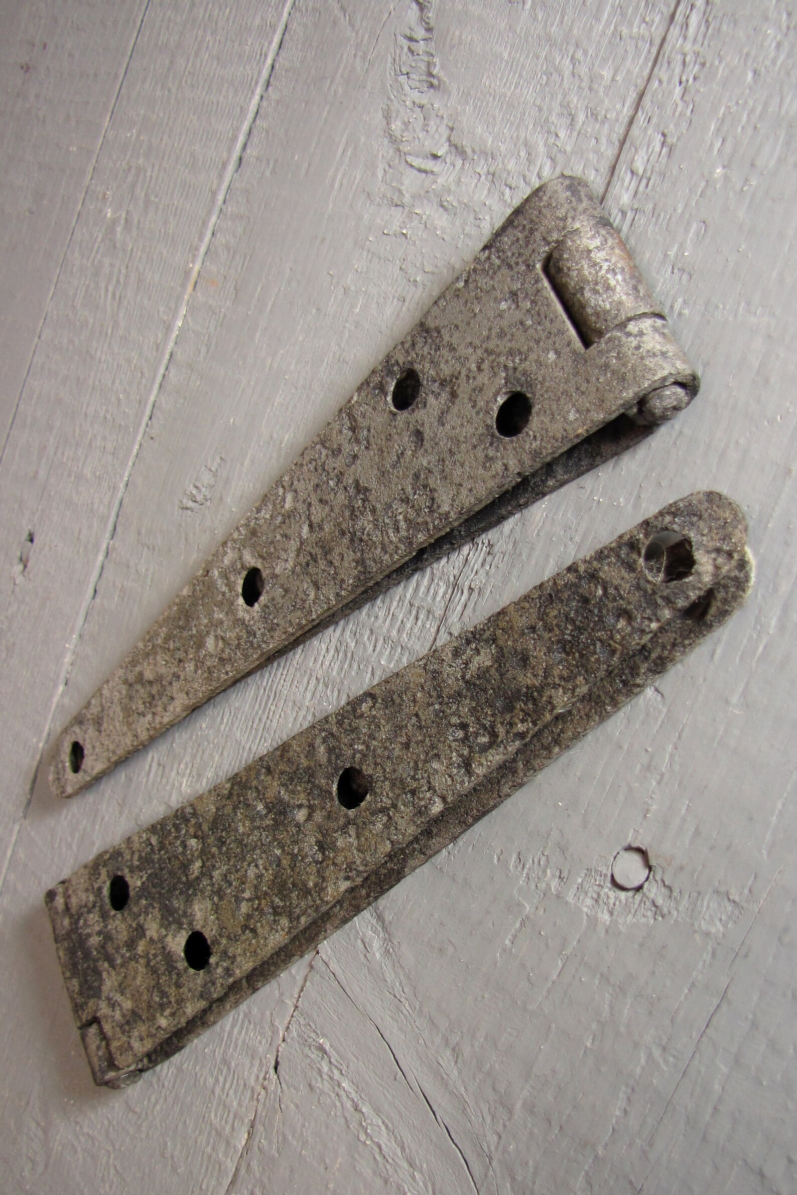 Vintage Pair of Small Industrial Rustic Metal Barn Gate Strap - Etsy