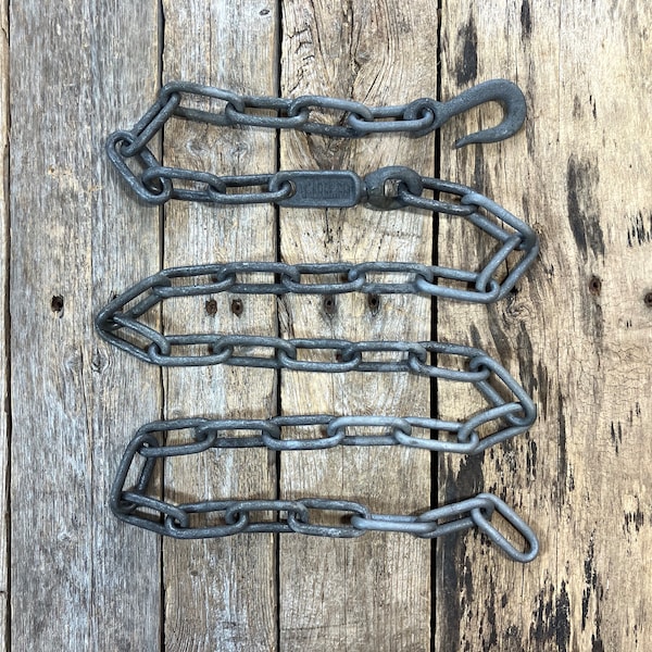 Antique Farm Chains - Etsy