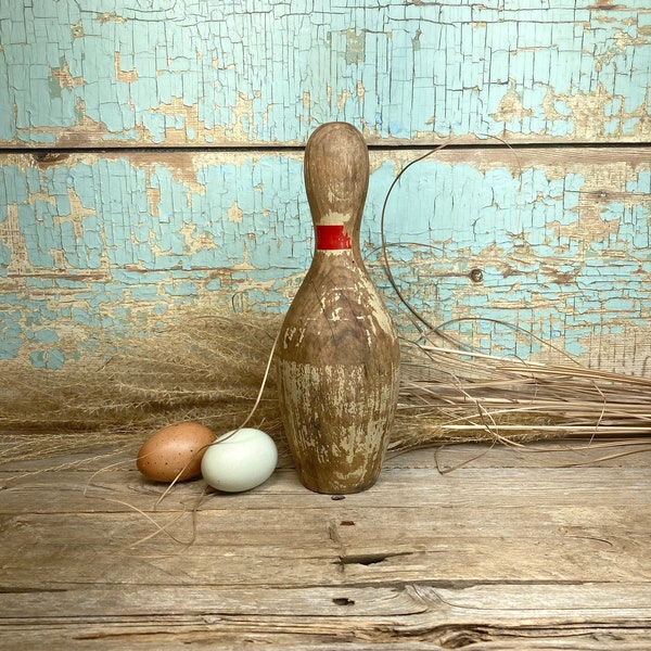Wood Bowling Pin - Etsy