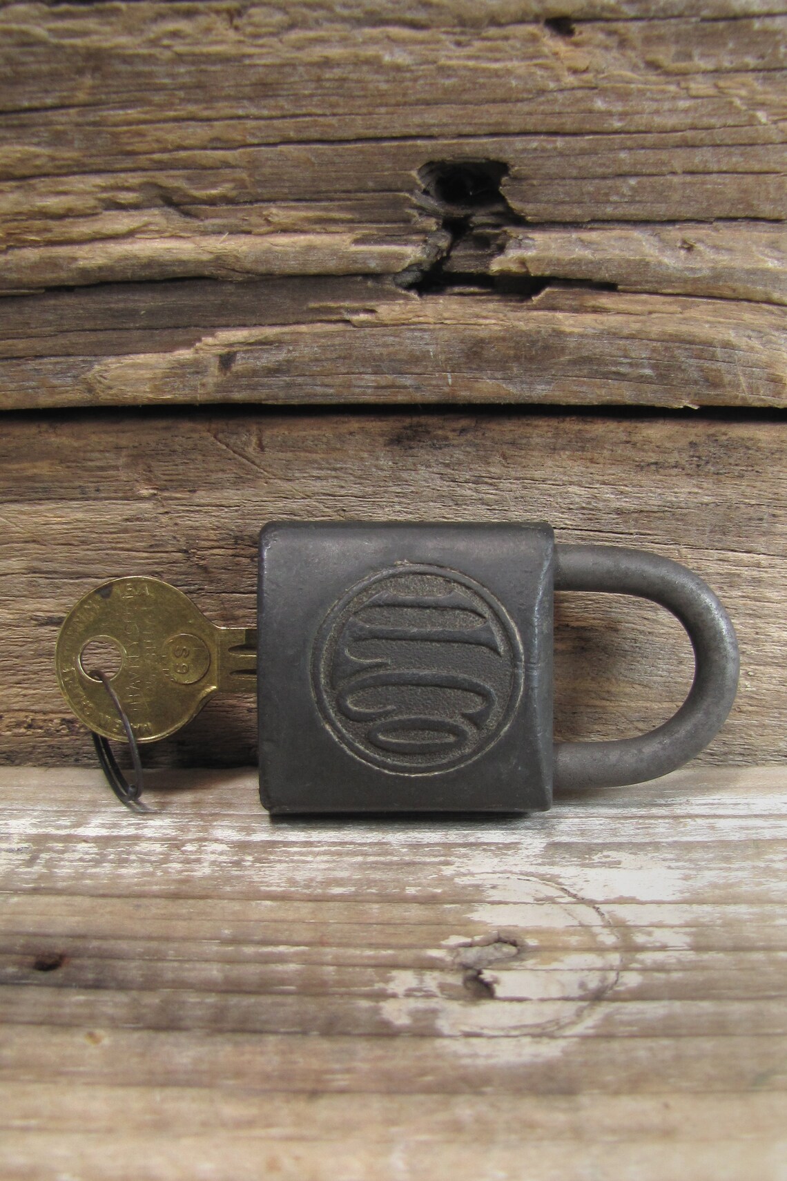 Vintage Ilco Padlock With Key Independent Lock Co. Hardware | Etsy