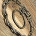 Vintage 35 Iron Chain With Loop Industrial Metal Ring on - Etsy