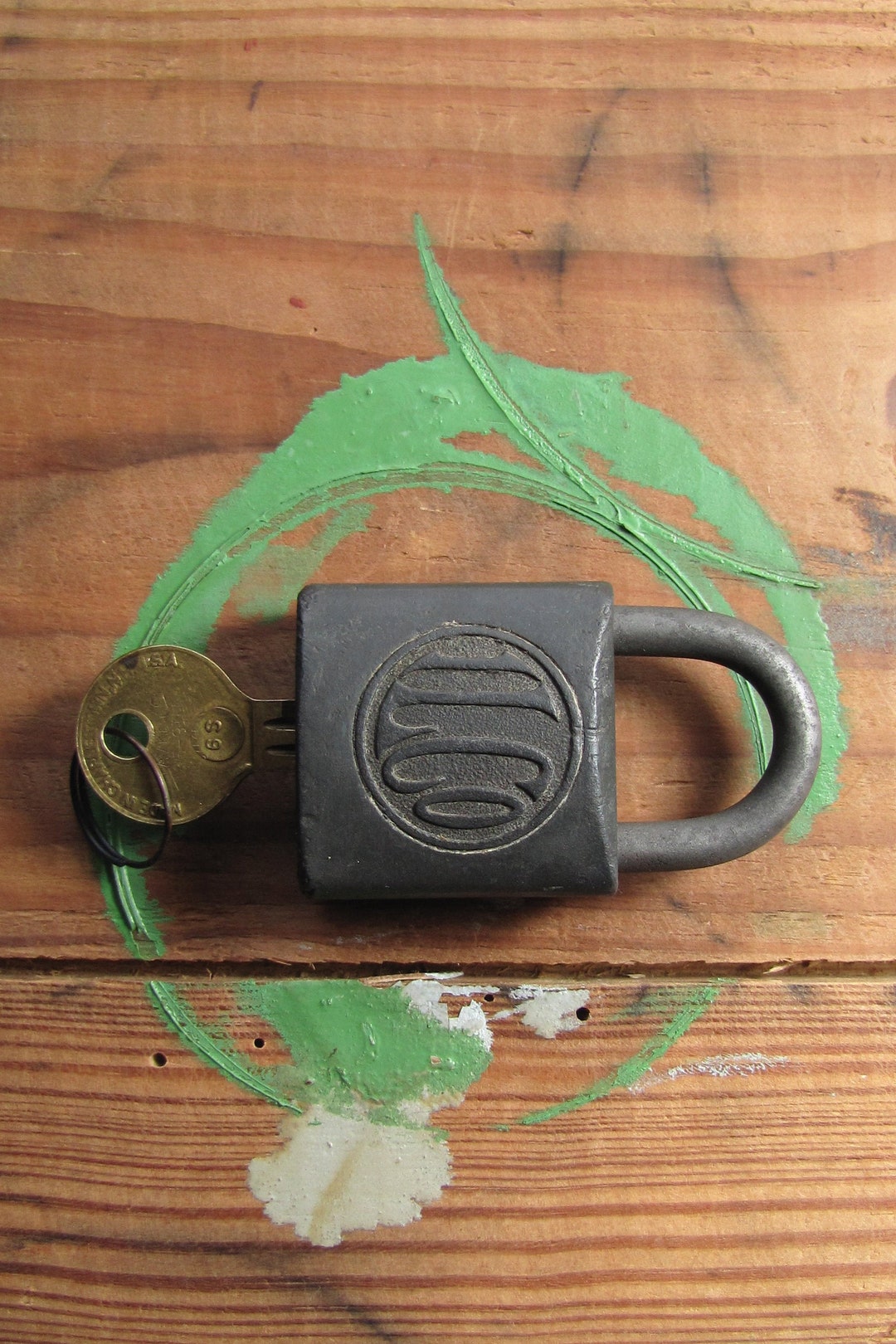 Vintage Ilco Padlock With Key Independent Lock Co. Hardware - Etsy