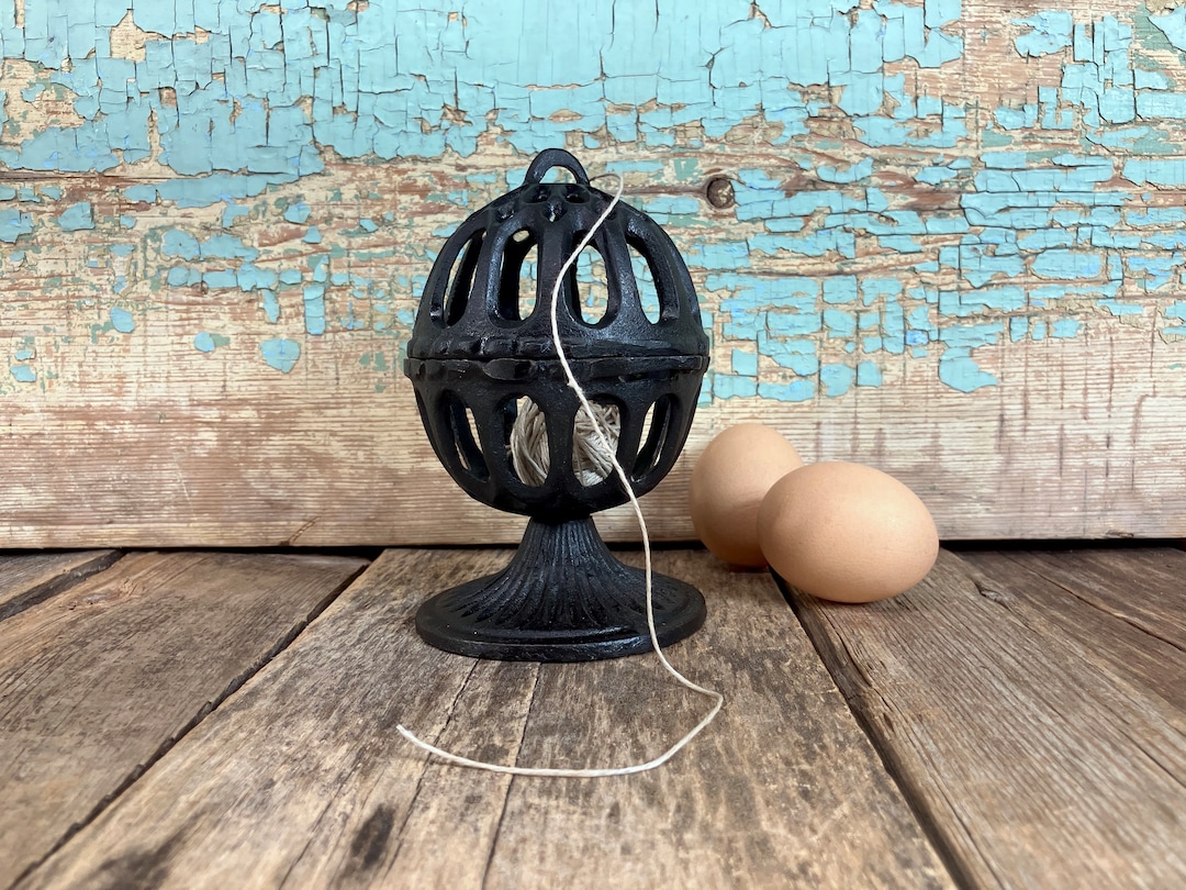 Vintage Cast Iron Butcher Twine Holder Ornate General Store Baker ...