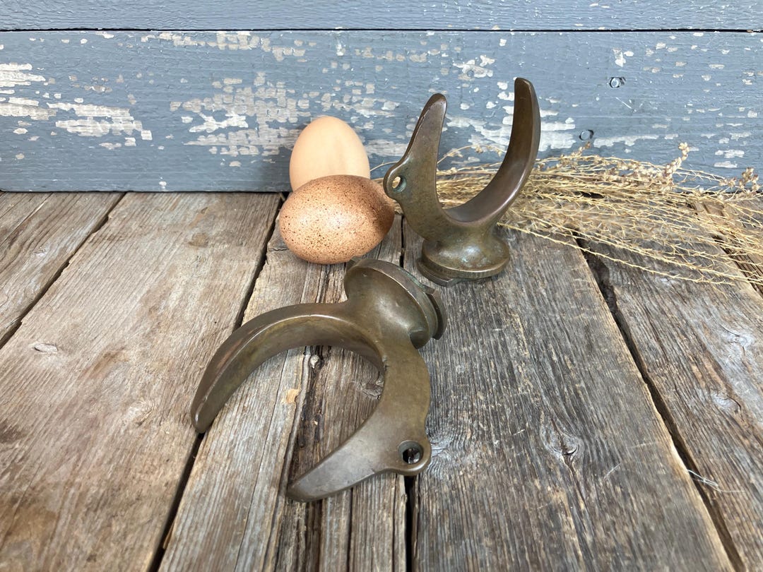 Vintage Pair of Cast Brass Swivel Mount Oar Locks Set of 2 Oarlocks ...