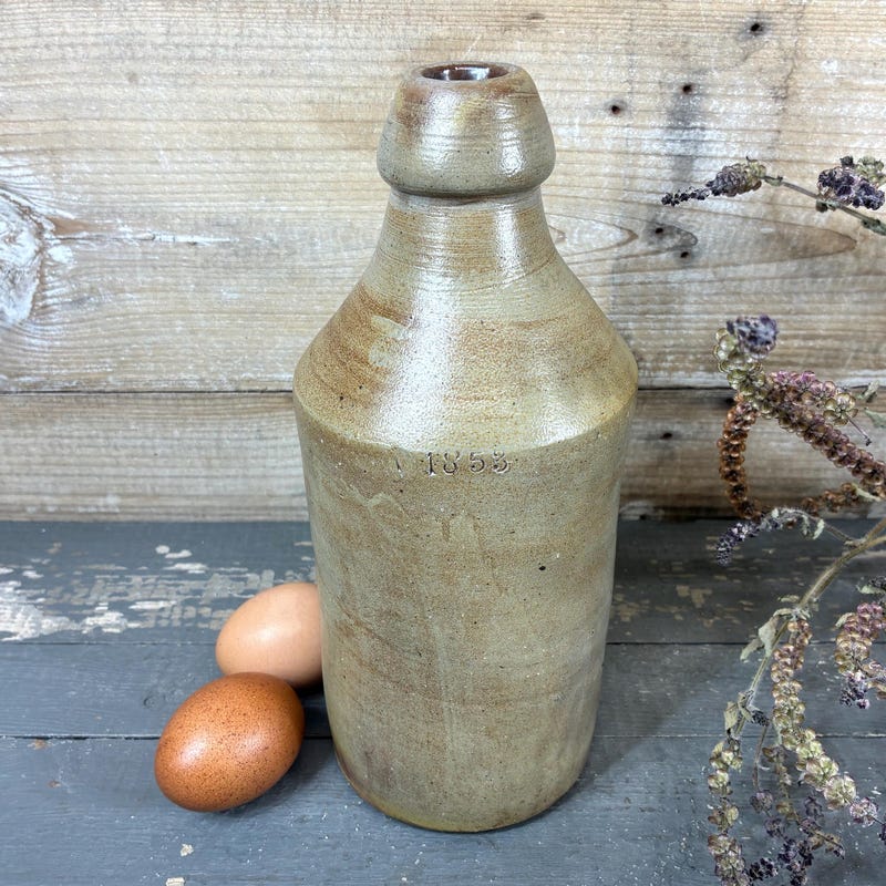 Stoneware Antique Bottles - Etsy