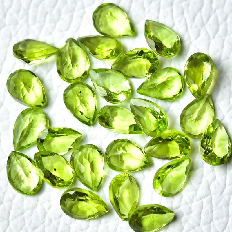 Pear Shape Peridot - Etsy