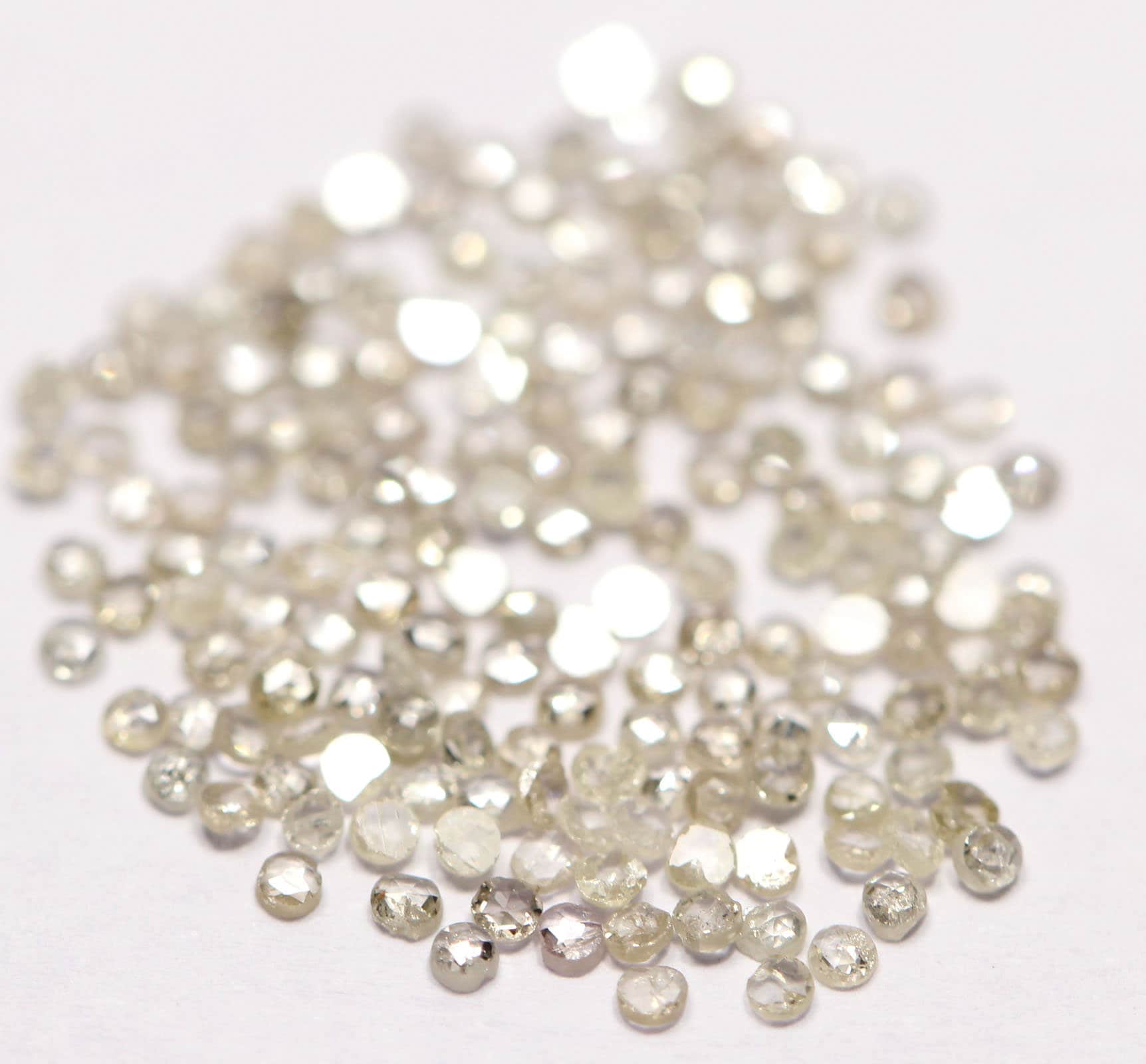10 Pieces Natural Diamond Rose Cut Round 1.1mm to 1.20mm Round - Etsy