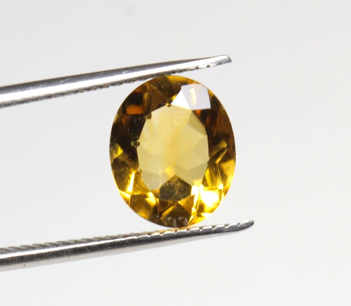 Natural AAA Citrine Faceted Loose Gemstone 9x11mm Oval Shape - Etsy UK