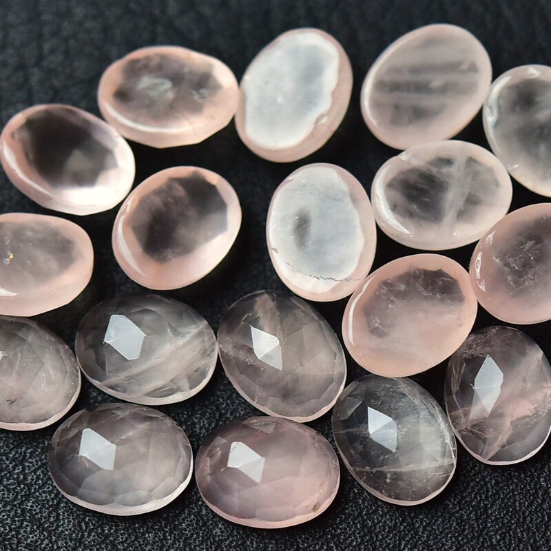 Faceted Rose Quartz - Etsy