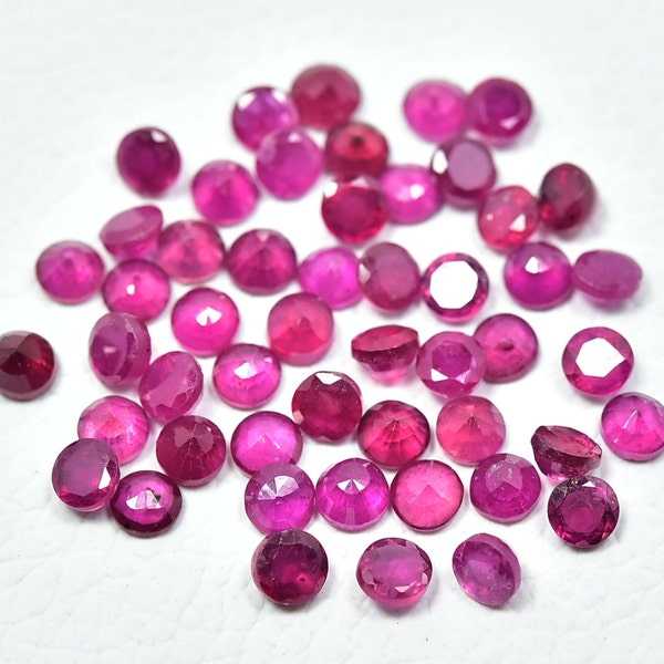 Glass Filled Ruby - Etsy