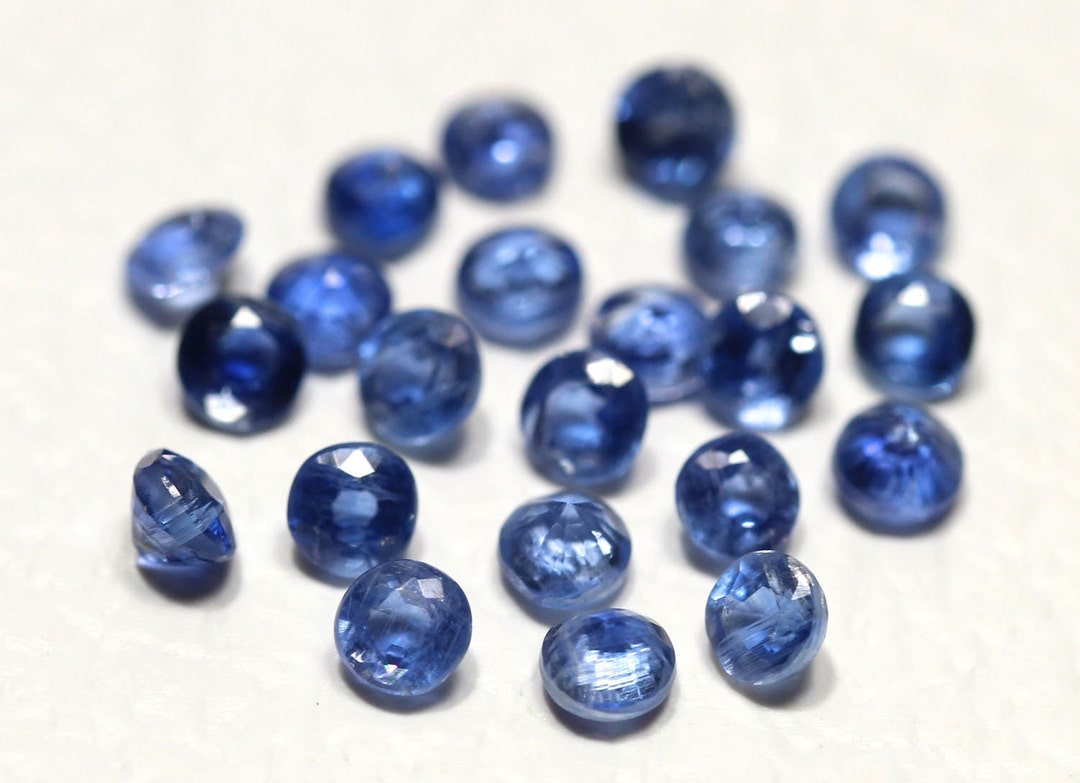 5 Pieces Natural AAA Kyanite Gemstones Faceted Loose Stone Lot 3mm ...