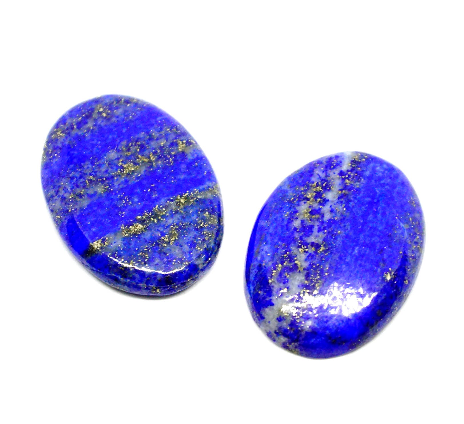 2 Pieces Lapis Lazuli Cabochons Lot 22x30mm to 22x31mm Oval | Etsy