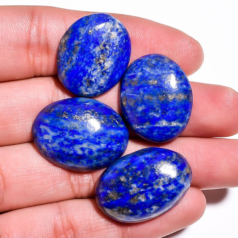 4 Pieces Lapis Lazuli Cabochons Lot 18x22mm to 19x25mm Oval - Etsy