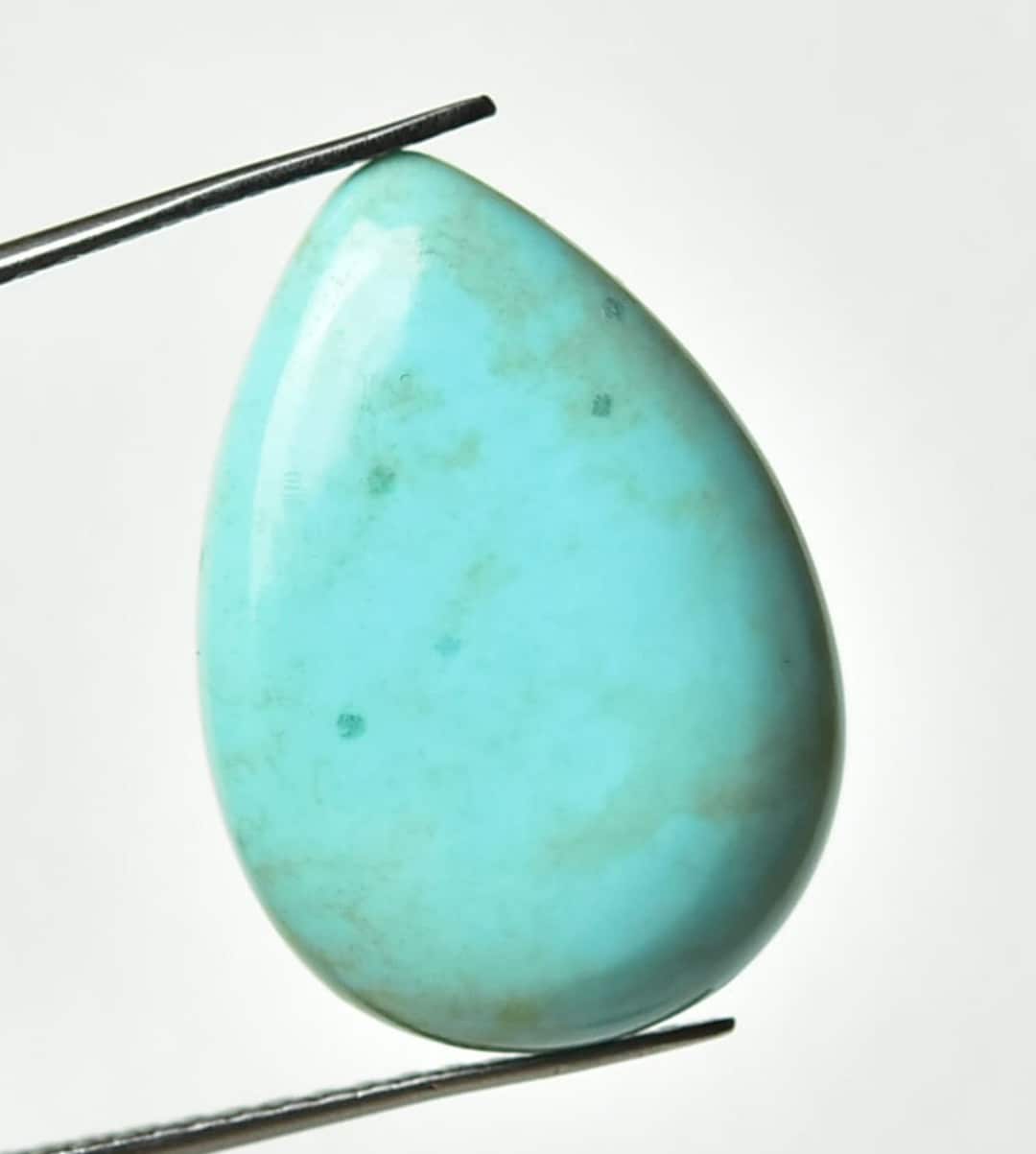 Natural Sleeping Beauty Turquoise Cabochons Gemstone 12.5x17.7mm Pear ...
