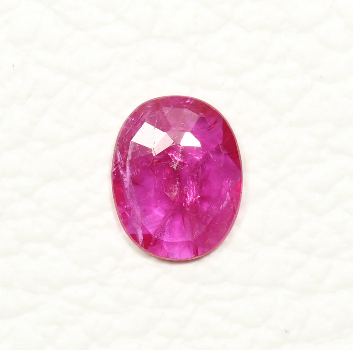AAA Natural Ruby Faceted Loose Gemstones 7.5x9.5mm Oval Shape - Etsy UK
