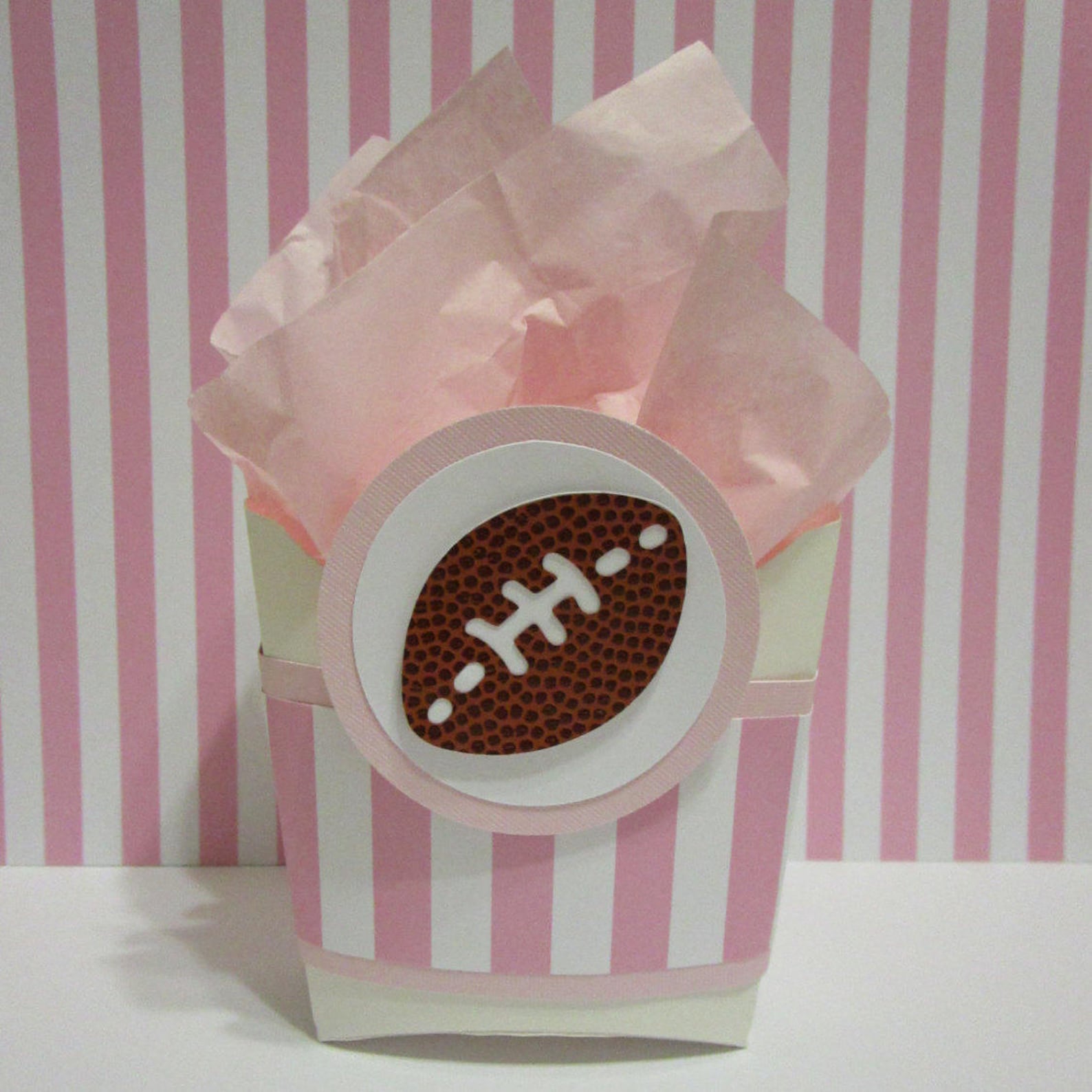 Football Popcorn Favor Boxes Football Favor Boxes Football - Etsy