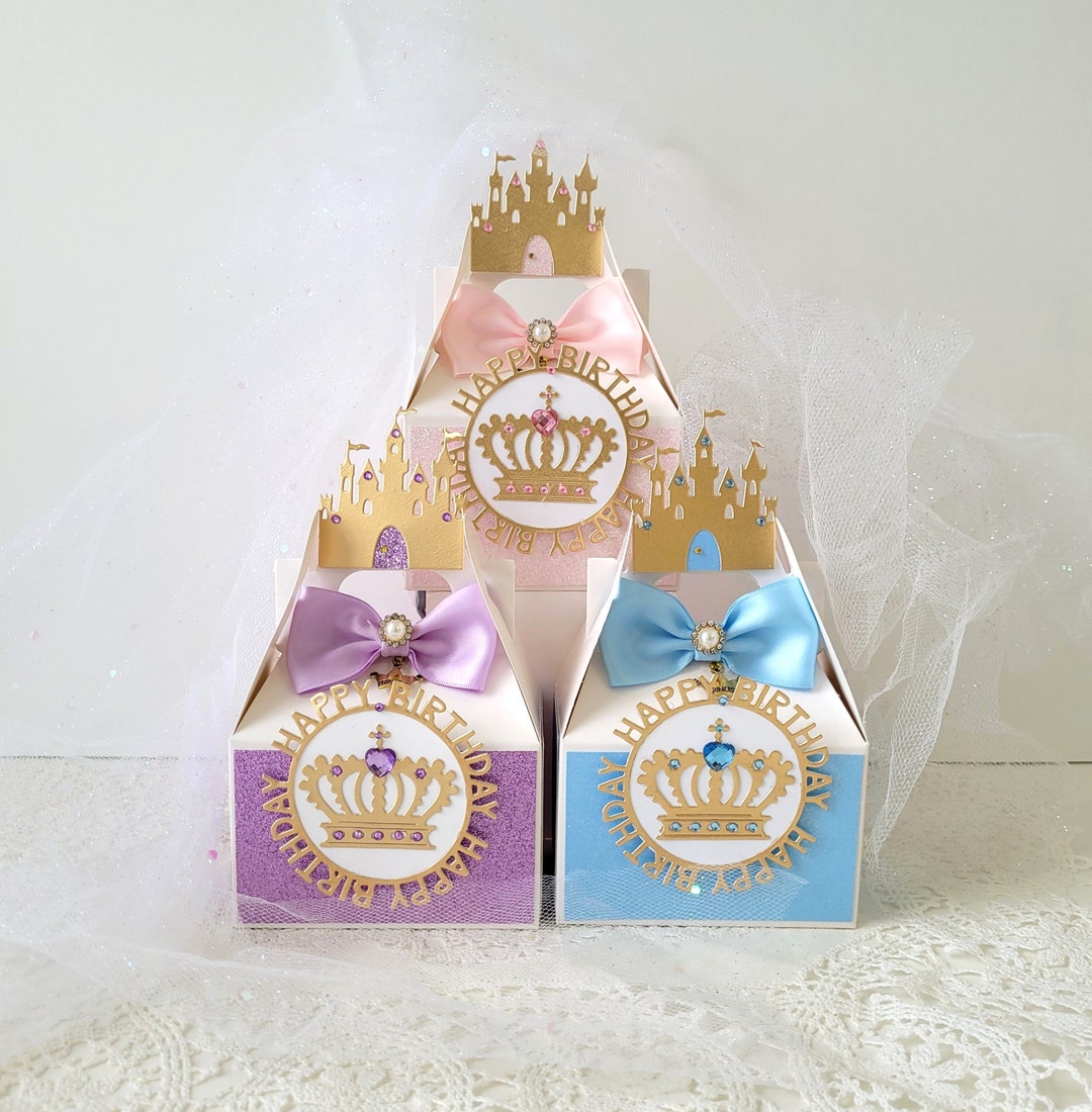 Princess Favor Boxes/birthday Favor Boxes/ Once Upon A Time/princess ...